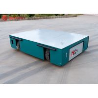 Quality Auto Precast Concrete Floor Industrial Trolley Cart , 1-500 Tons Turning Battery trackless Transfer Trolley for sale