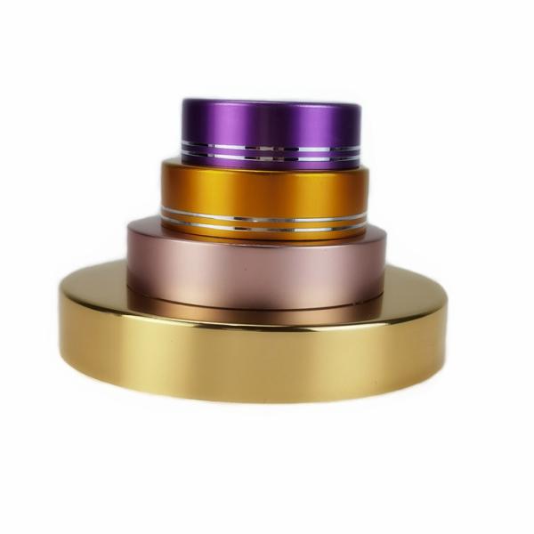 Quality Shiny Plastic Bottles Caps Lid 58mm Wide Mouth Custom Logo For Glass Jar for sale