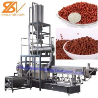 Quality Aquatic Floating Fish Feed Pellet Machine Double Screw Extruder Craft for sale