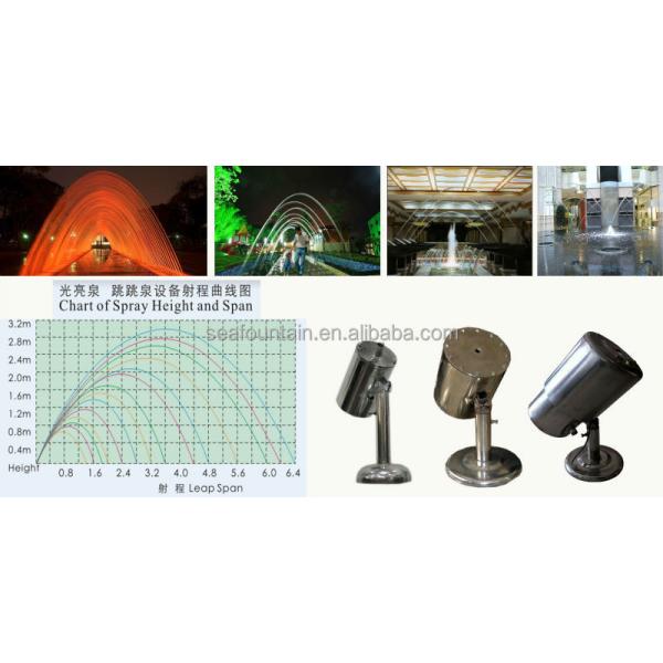 Quality wuxi jumping jet water fountain nozzle led for sale