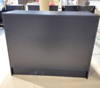 Quality 4' Wrap Counter Multifunctional Timber Display Unit Front Opening Display Case for sale