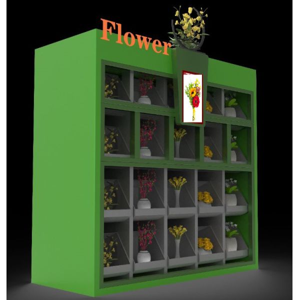 Quality Metro Station Floral Bouquet Vending Machine QR Code Login for sale