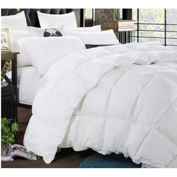 Quality Luxury 100% Cotton Cover White Goose Down Duvet For Hotel Home for sale