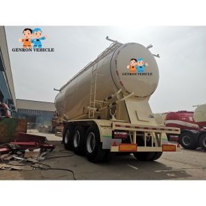 Quality Pneumatic Bottom Loading BPW 55CBM Dry Bulk Tanker Trailer for sale