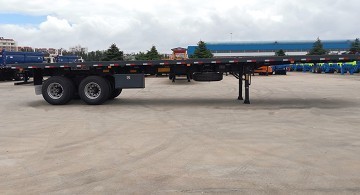 Quality CIMC Latest Design Flatbed Trailer for Efficiently Transporting for sale