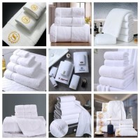 Quality Face White Hotel Towels Long Lasting Functional With Classic Design for sale