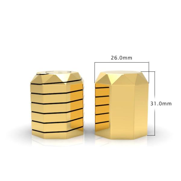 Quality Die Casting Cylindrical Zinc Alloy Perfume Bottle Cover for sale