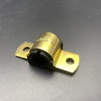 China Gold Zinc 1'' Two Holes Omega Pipe Cushion Clamps factory