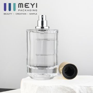 Quality White Perfume Spray Bottle 100ml 0.075ml Cylinder Round for sale