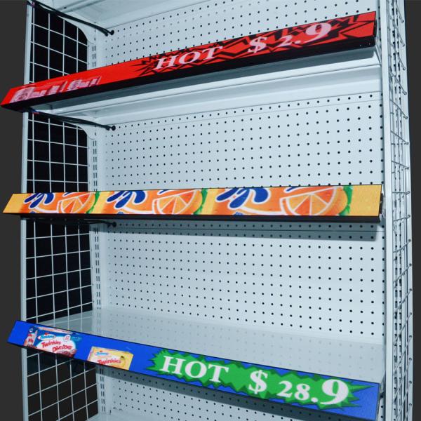 Quality 800cd/Sqm Shelf GOB LED Screen Signage SMD1515 P1.875 3840Hz Refresh Rate for sale