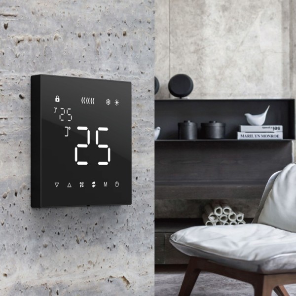 Quality Laffey Touch Screen Thermostat 24V DC with led backgroud light for sale
