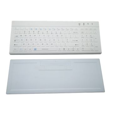 Quality Anti Virus Bluetooth Wireless Silicone Medical Keyboard With 12 Function Keys for sale