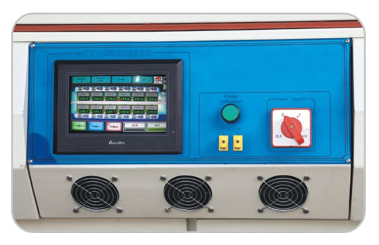 Quality 6 Zone SMT Reflow Soldering Machine with Touch Screen PLC Control for sale