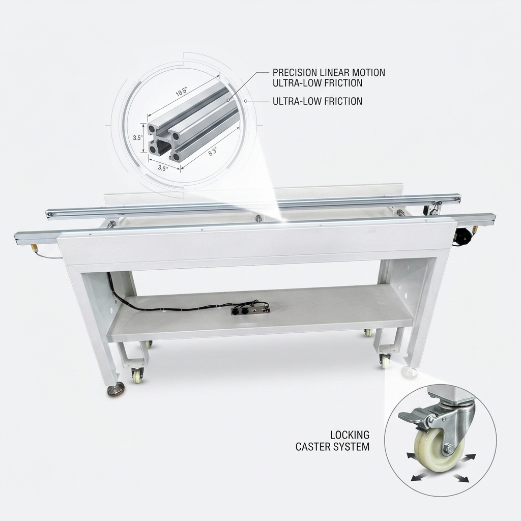 Quality SMT Monorail Custom Docking Station SMT PCB Conveyor With 4mm Pulley And A Load for sale