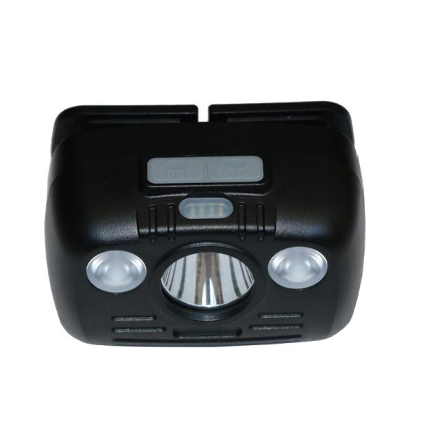 Quality Adjustable Smart Rechargeable IPX5 LED Headlamp Flashlight For Hiking for sale
