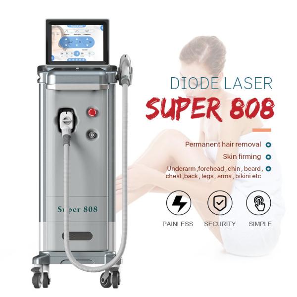 Quality No Pain TEC Cooling Salon Laser Hair Removal Machine 808nm for sale