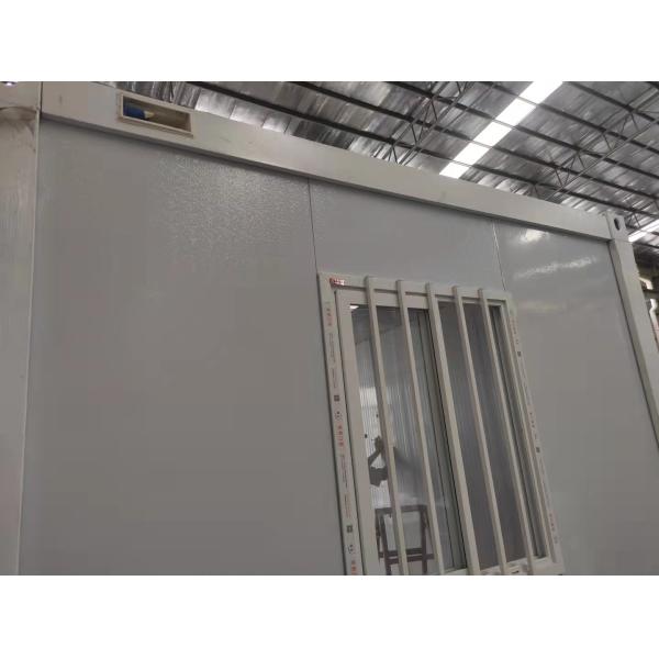 Quality Light Steel Structure Office Flat Pack Container House With Glass Wall for sale