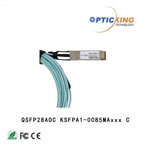 Quality 100G QSFP To 4×25G SFP28 Active Optical Cable AOC For Data Center for sale