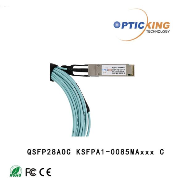Quality 100G QSFP To 4×25G SFP28 Active Optical Cable AOC For Data Center for sale