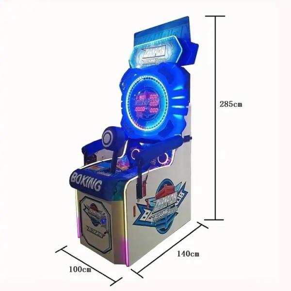 Quality Amusement Park Power Boxing Punch Machine Arcade 110V for sale