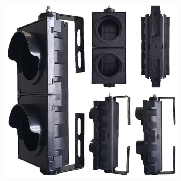 Quality Flip Door Integrated Housing 2-Aspect Body 100MM Body Road Traffic Light Part for sale