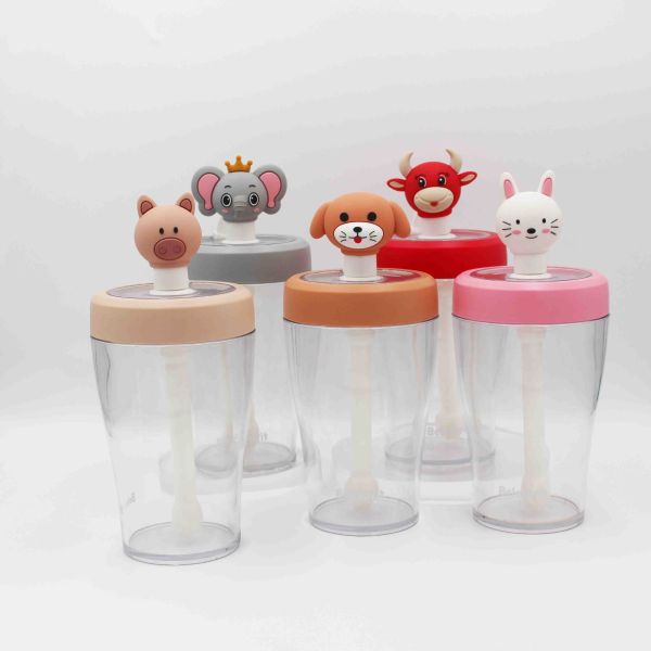 Quality BPA Free Cute Childrens Straw Water Bottle Drinking Juice With Straw for sale