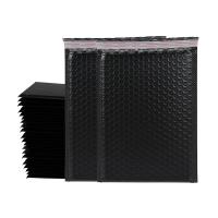 Quality 6x10 Black Bubble Poly Mailers Tear Resistant Clothing Packaging for sale