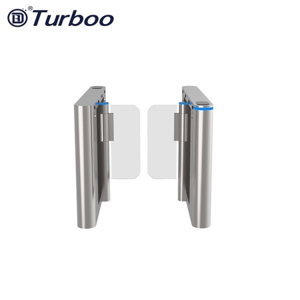 Quality Brushless Servo Motor Speed Gate Turnstile Access Control Swing Barrier Gate for sale