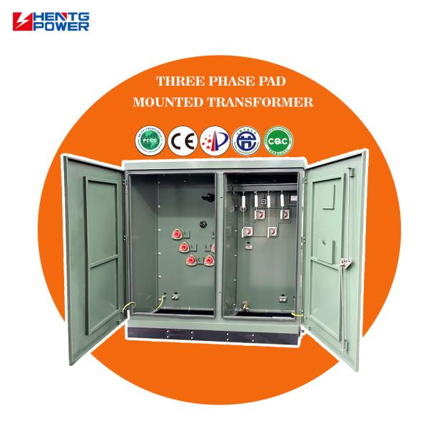 Quality Compact Three Phase Pad Mounted Transformer Designed to Optimize Space and Deliver Consistent Power Distribution Performance for sale