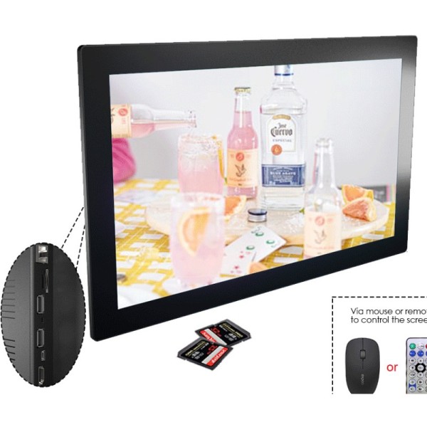 Quality 1080p Smart Wall Mounted Digital Signage With Multi OSD Language for sale