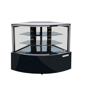 Quality refrigerated corner bakery display case cake cooler with CE/ETL for sale