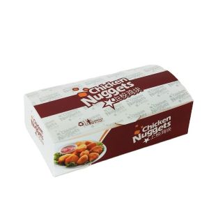 Quality Eco Friendly Paper Fried Chicken Boxes Clamshell For Food Packaging for sale