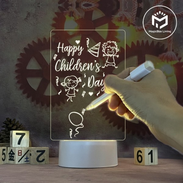 Quality 4W  5V Note Board Lamp USB LED Night Light For Kids Gift for sale