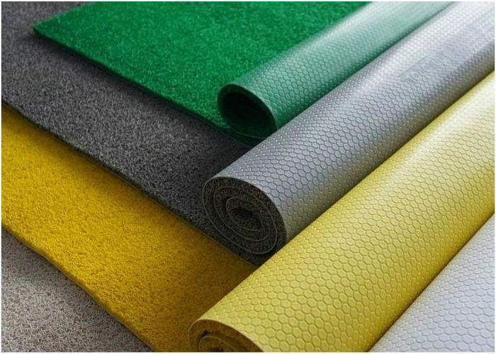Quality Durable Commercial Grade PVC Floor Mat with 9-17mm Thickness and Foam or Firm Backing for sale