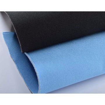 Quality SCR Rubber Scuba Neoprene Sponge Foam , Soft Blue 3mm Neoprene Fabric for sale