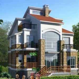 Quality Quick Assembly Luxury Prefab Villa , Light Steel Modular Homes for sale