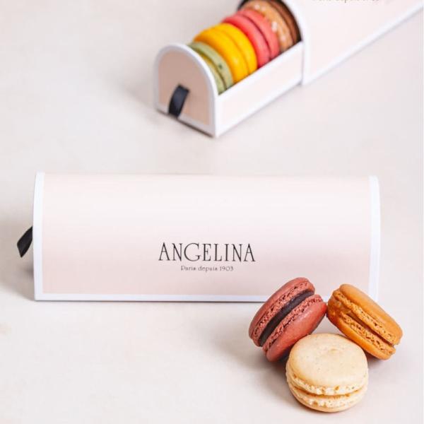 Quality Cookies Christmas Macaron Gift Box Paperboard Custom for sale