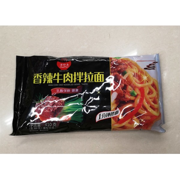 Quality Hot Seals Aluminium Foil Packaging Bags , Instant Noodles Printed Laminated Pouches for sale