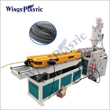Quality Flexible Pvc Pipe Manufacturing Machine HDPE Single Wall Conduit Making Machine for sale