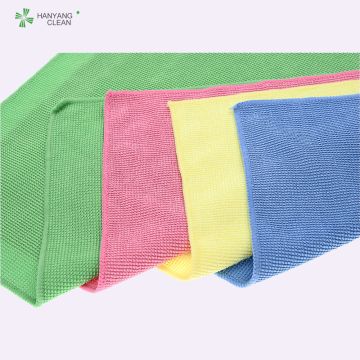 Quality 3 layers cleanroom anti static esd lint free microfiber cleaning cloth for sale