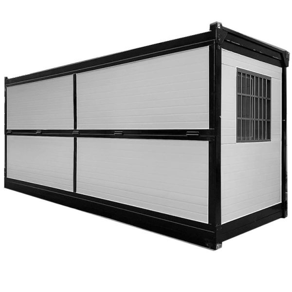 Quality Warehouse Steel Folding Container House Fireproof With Q235 / Q345 Light Steel Frame for sale