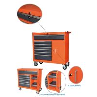 Quality Powder Coated Rolling 9 Drawer 1.0mm 42 Inch Tool Cabinet for sale