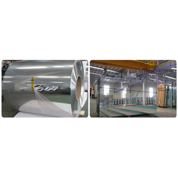 Quality Alloy 1085 0.4mm Thickness Silver Aluminum Mirror Sheet With Reflectivly Above for sale