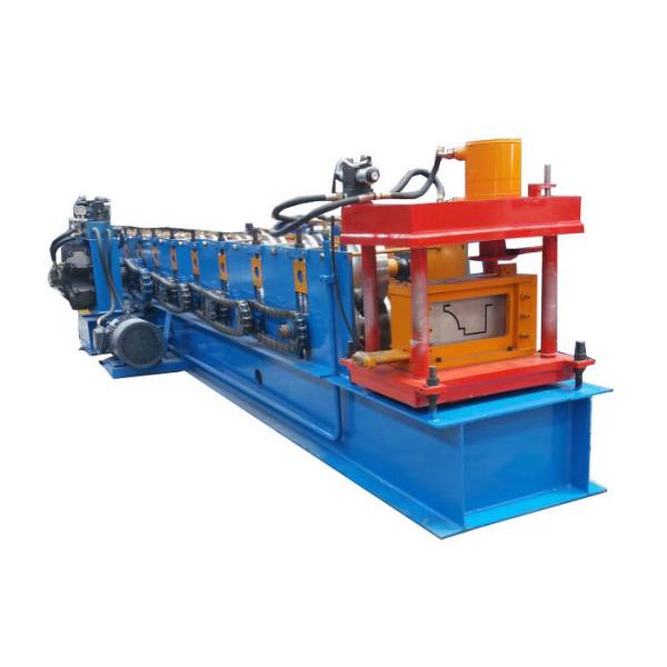 Quality High Precision Gutter Roll Forming Machine , Rain Gutter Machine With Hydraulc for sale