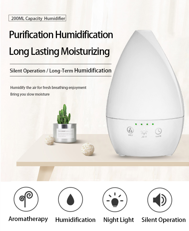 Portable Touch Control  Spray  Ultrasonic Air Humidifier
