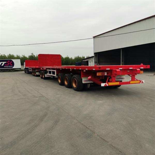 Quality Customizable 20ft 40ft 45ft Transport Container Trailer with Max Payload of 40T for sale