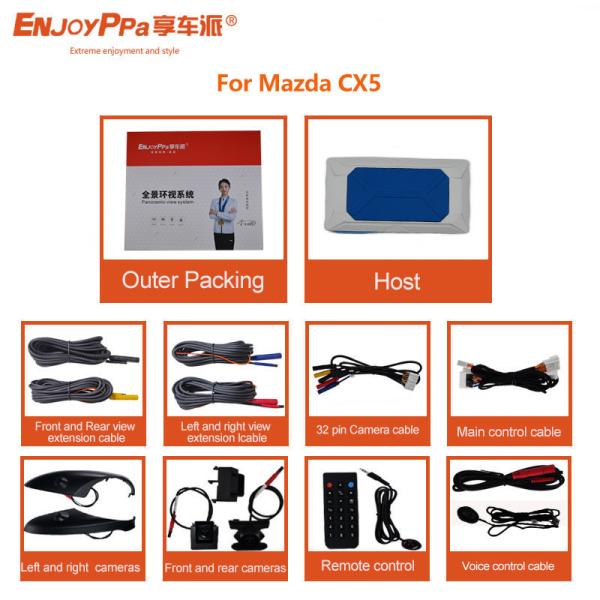 Quality Parking Assistance Surround Camera System For Car Mazda CX5 Panoramic View for sale