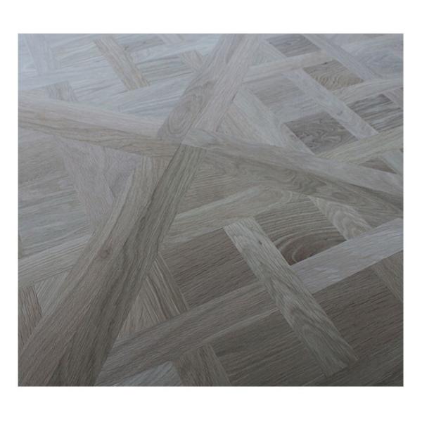 Quality European Oak Versailles Wood Floor Panels Unvanished 600 X 600MM for sale