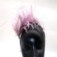 Quality Party Hair Decoration Goose Feather Flower Mount and Headband for a Sophisticate for sale