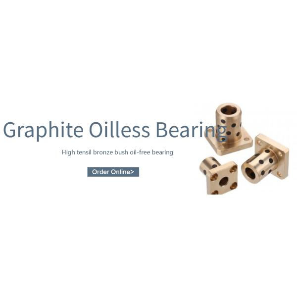 High tensil bronze bush oil-free bearing graphite oilless bearing 